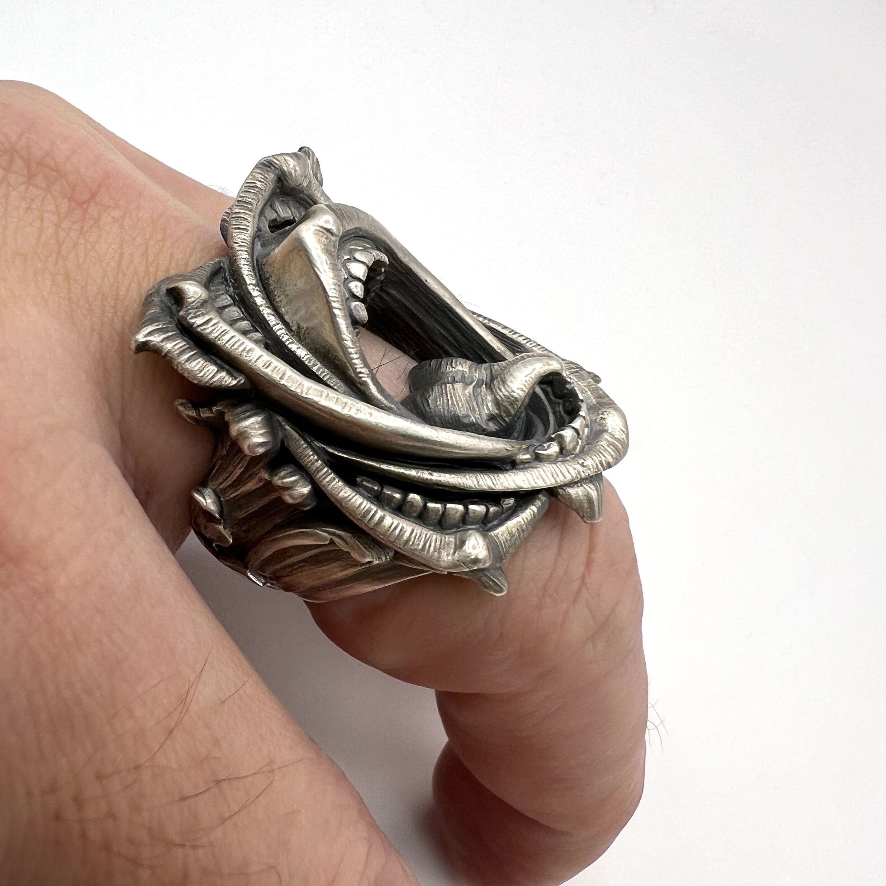 Legiomade Flores Ring Devil Gothic Horror Flower Silver Starling 925 ...