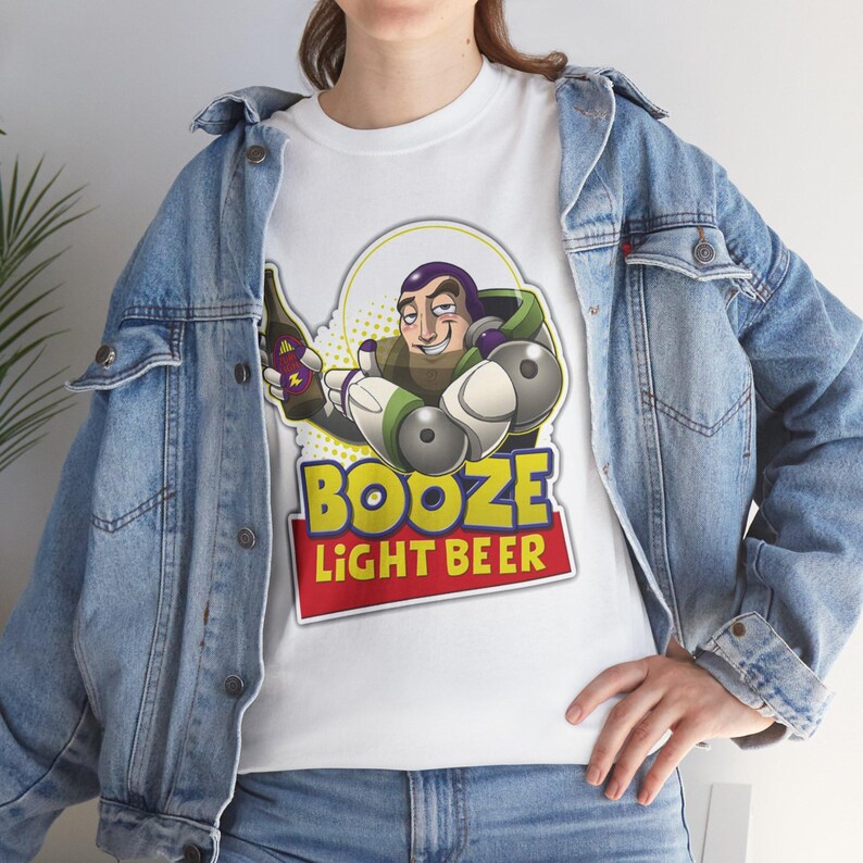 Buzz Lightyear Drinking Space Ranger Unisex Tee, Beer Lover Gift, Food ...