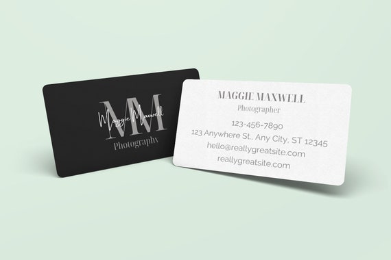 Personalized Business Card Personal Business Card Logo - Etsy