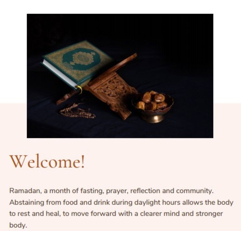Ramadan Fasting Tips Printable Download Creating Your Best - Etsy