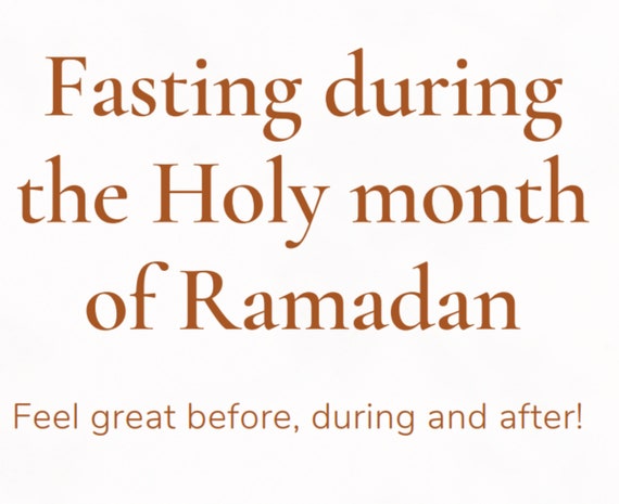 Ramadan Fasting Tips Printable Download Creating Your Best - Etsy