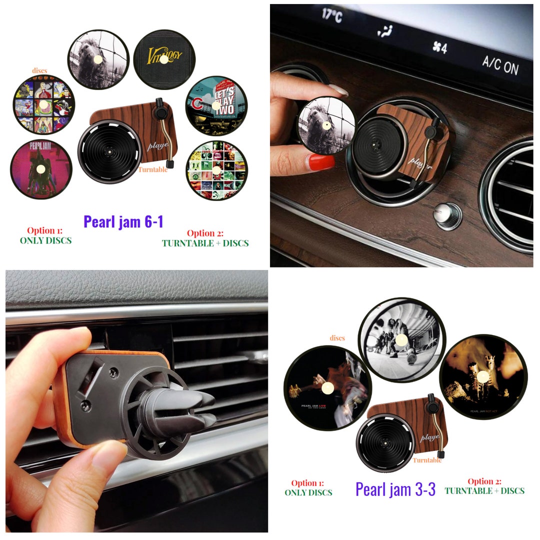 Custom Rock Bands Album Cover Car Air Freshener, Car Vent Clip Perfume ...
