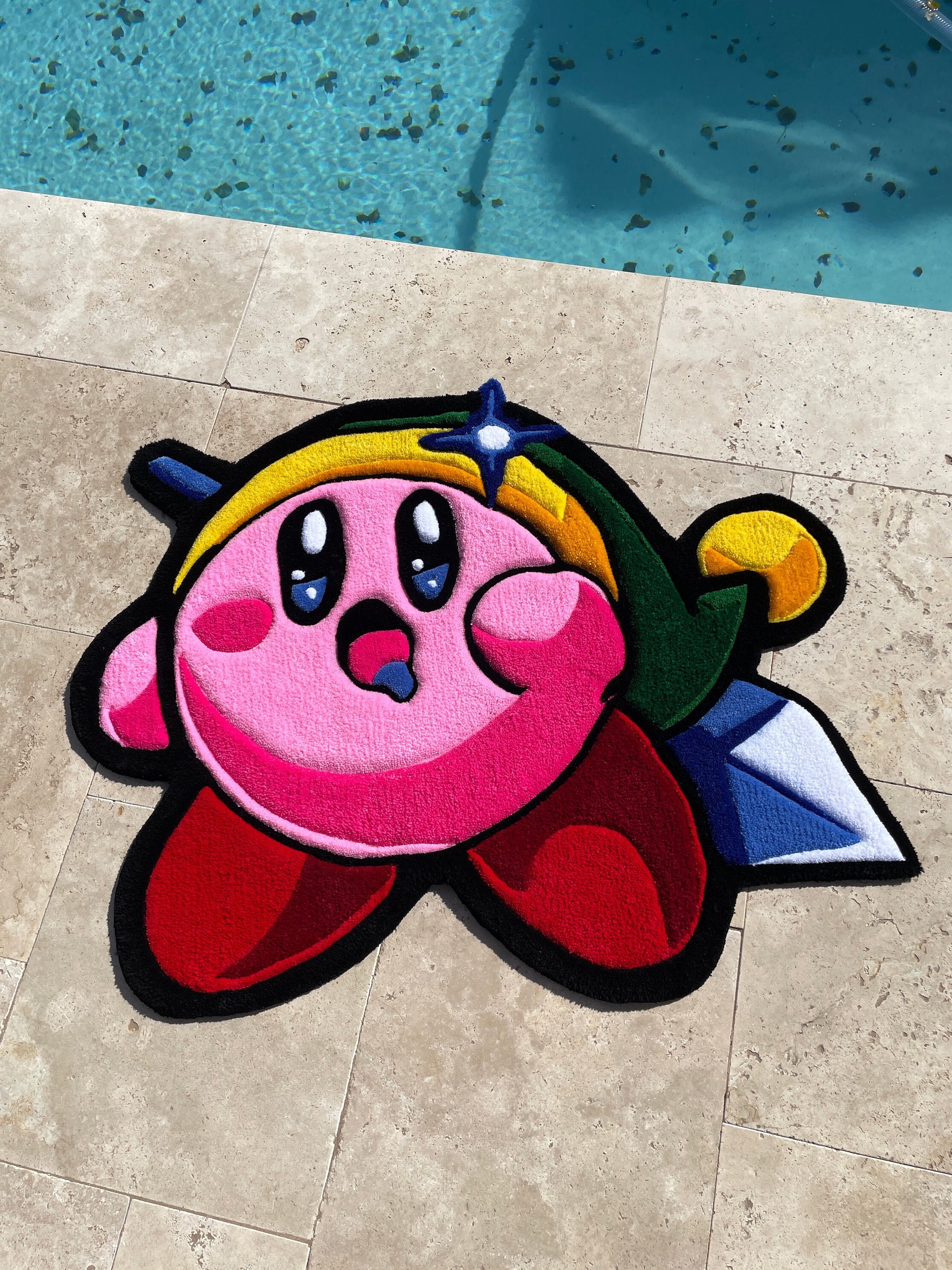 Kirby Zelda Handmade Tufted Rug - Etsy