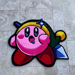 Kirby Zelda Handmade Tufted Rug - Etsy