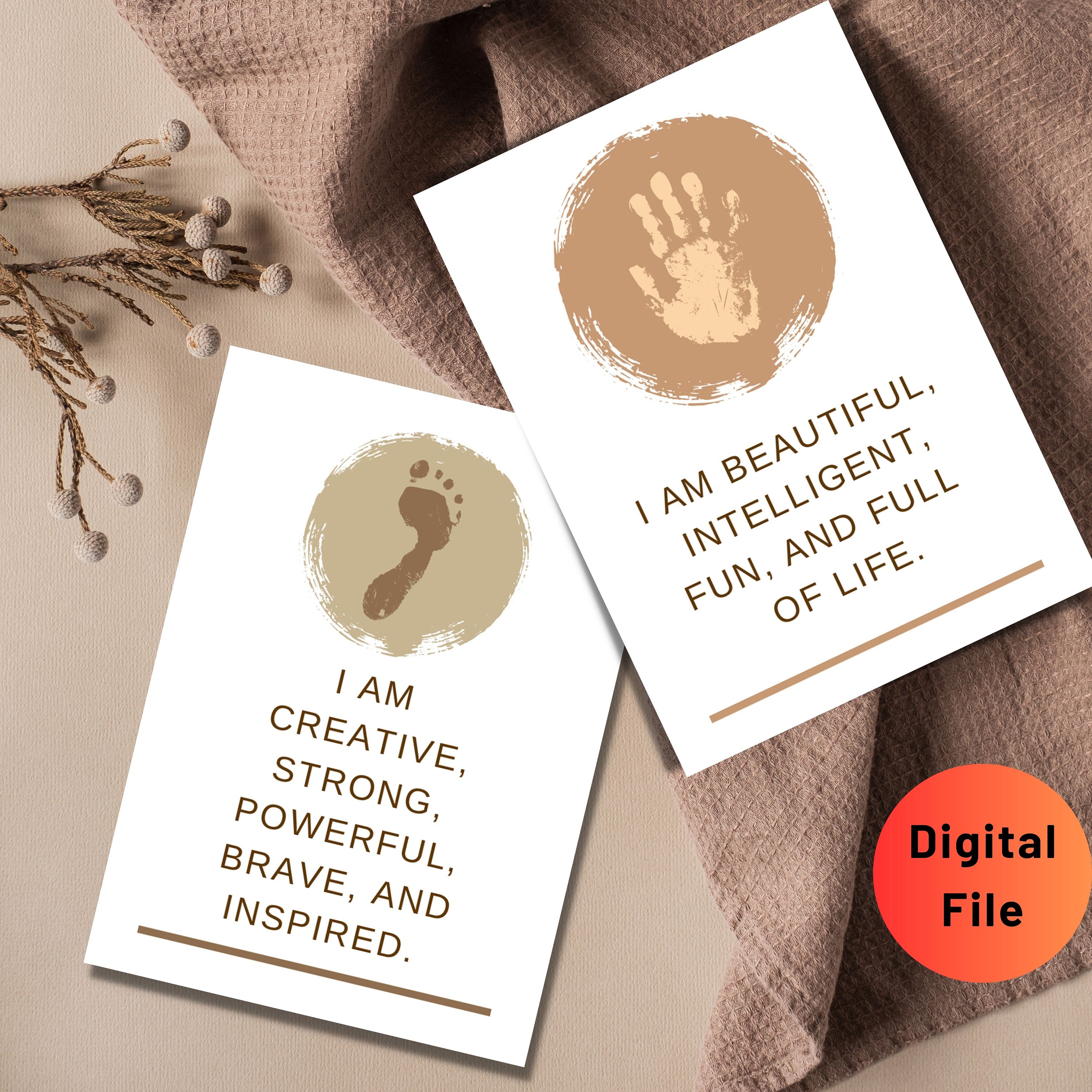 60 Self Esteem Affirmation Cards Digital Download. Improve Your Self ...
