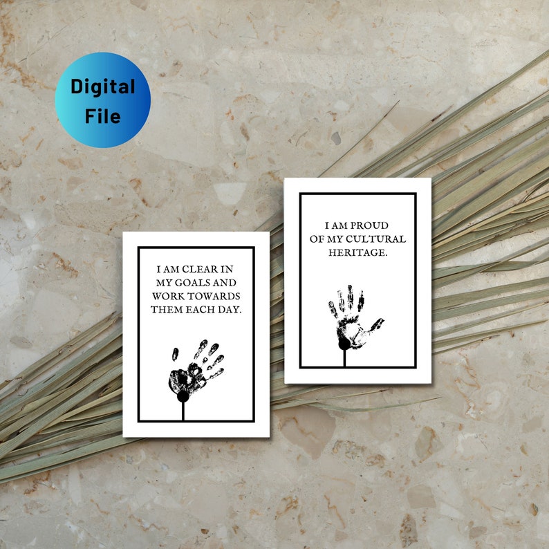 Affirmations Cards for Black Man Daily Affirmation for People of Color ...