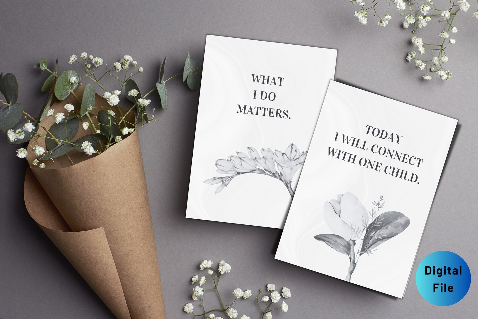 60 Teacher Affirmation Cards, Positive Words of Encouragement for ...