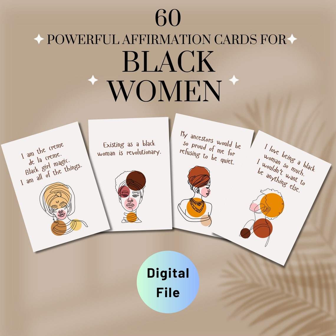 Affirmation Cards for Women of Color Who Need to Bust Their Self ...