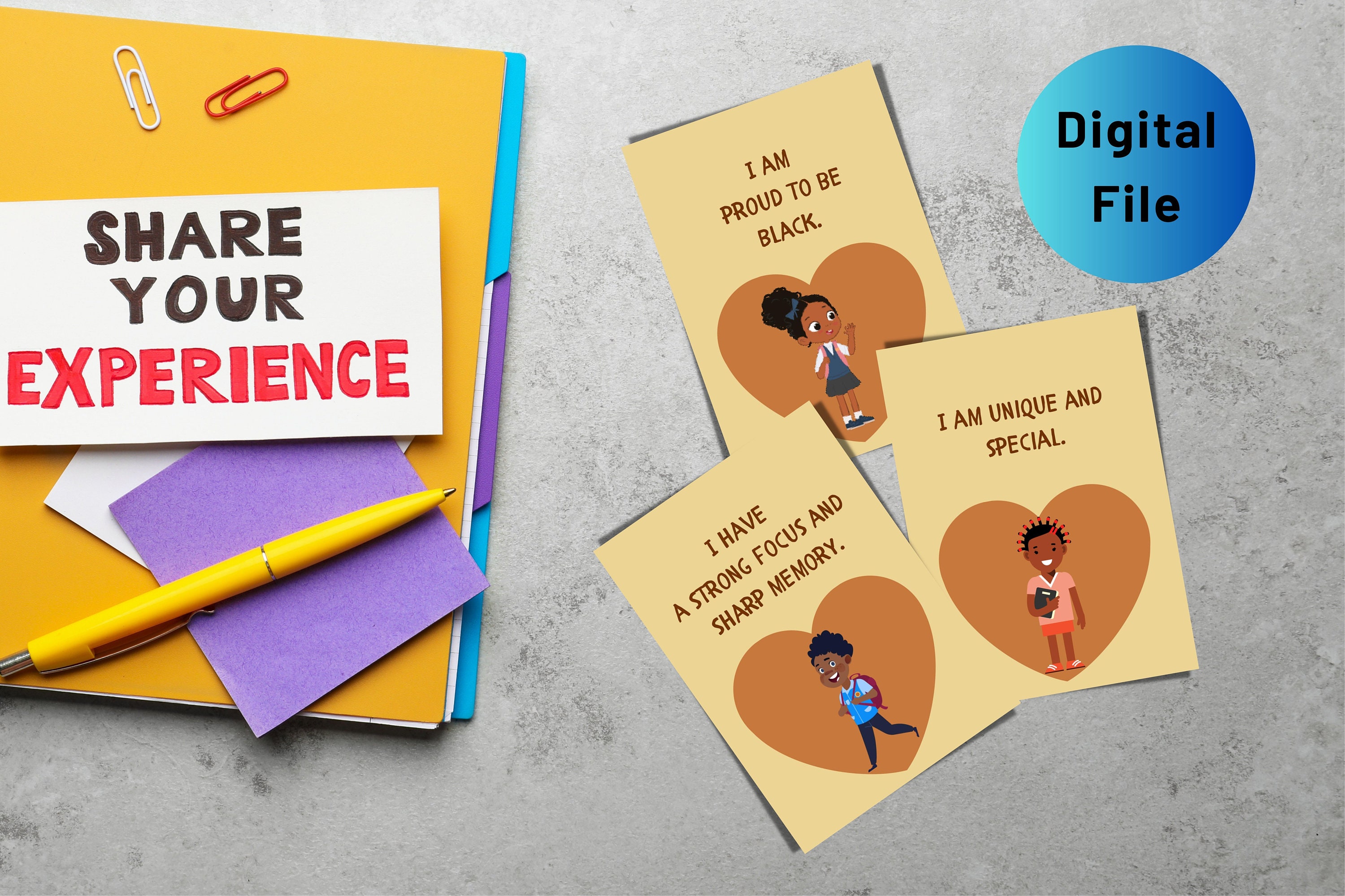 60 Affirmations for Black Children, I Am Affirmations, Mindfulness for ...