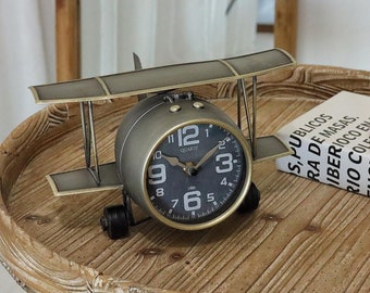 Airplane Desk Clock - Etsy