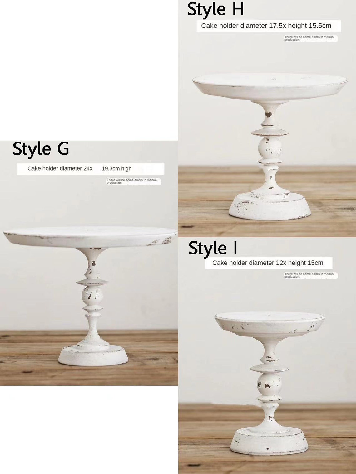 Cake Stand Wedding Dessert Cupcake Round Cake Stands for Birthday Party ...