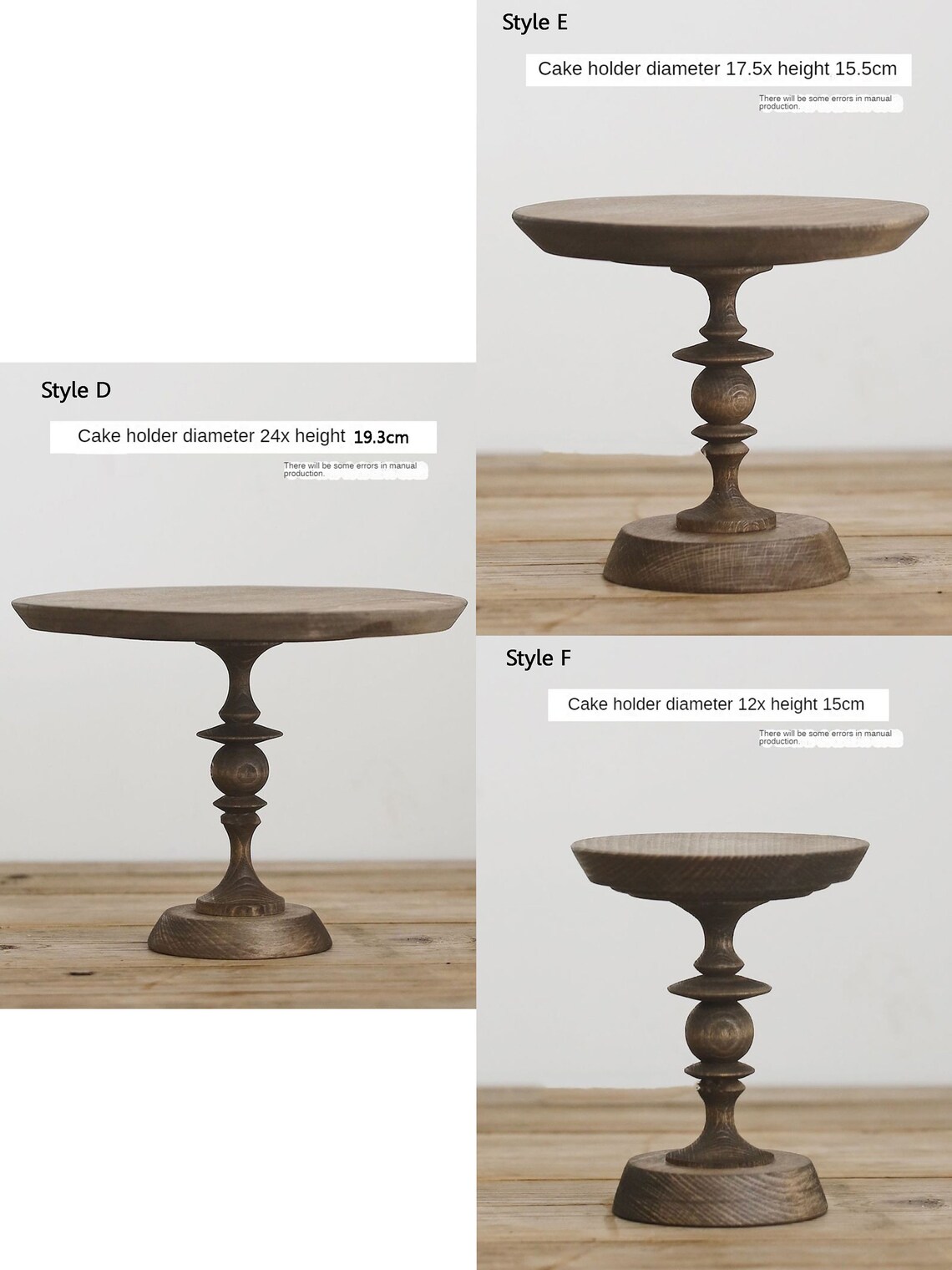 Cake Stand Wedding Dessert Cupcake Round Cake Stands for Birthday Party ...