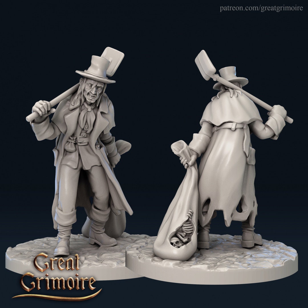 The Chariot Driver and Lord 3D Print Mini Great Grimoire RPG Dungeons ...