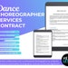 Comprehensive Dance Choreographer Contract Agreement Template, Editable ...