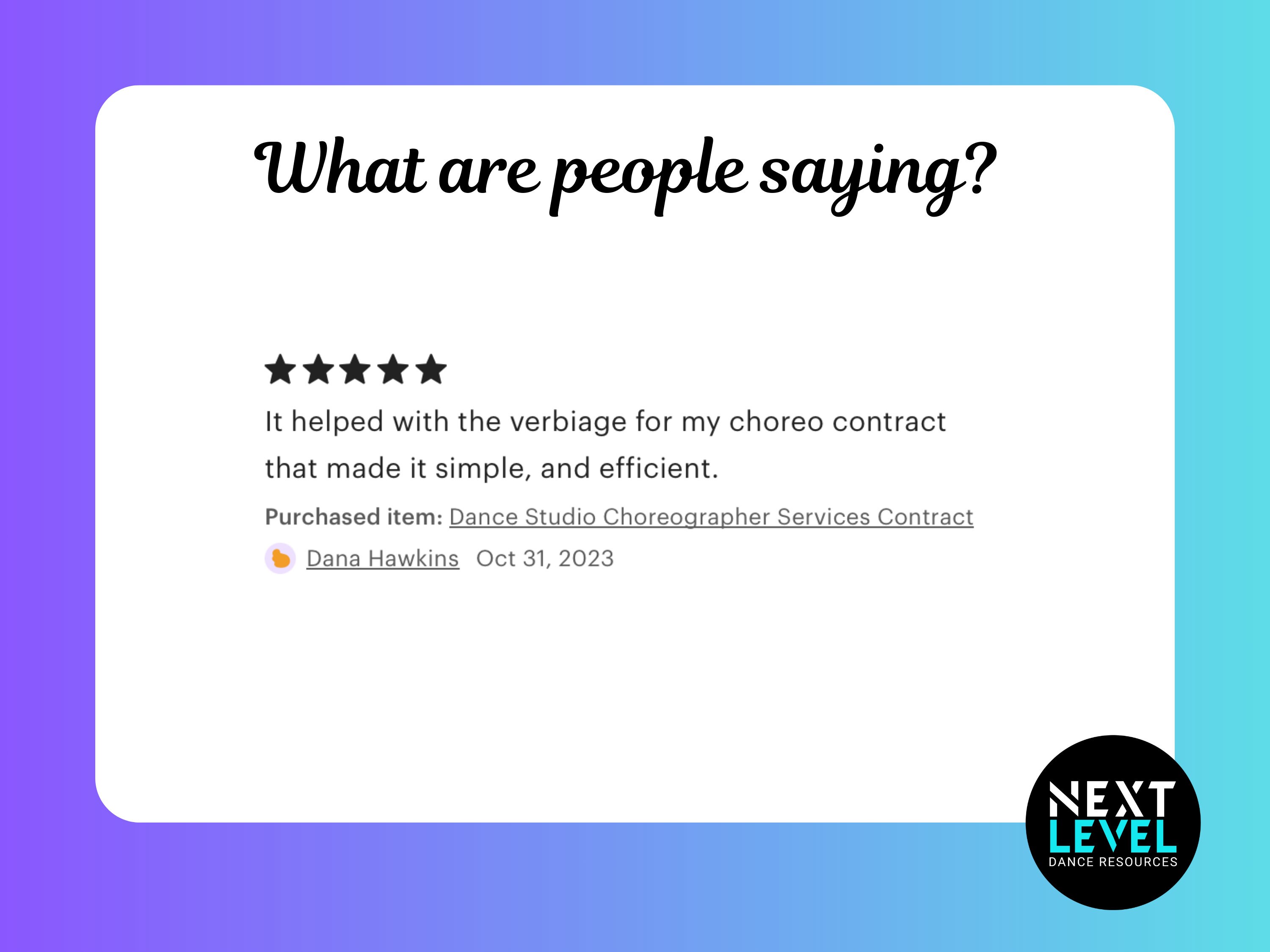 Comprehensive Dance Choreographer Contract Agreement Template, Editable ...