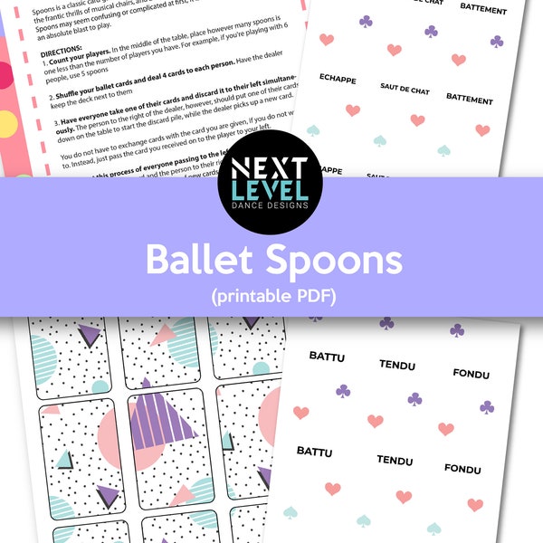 Dance Class Card - Etsy