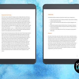 Dance Studio Business Plan Template: Financial Projection (digital ...
