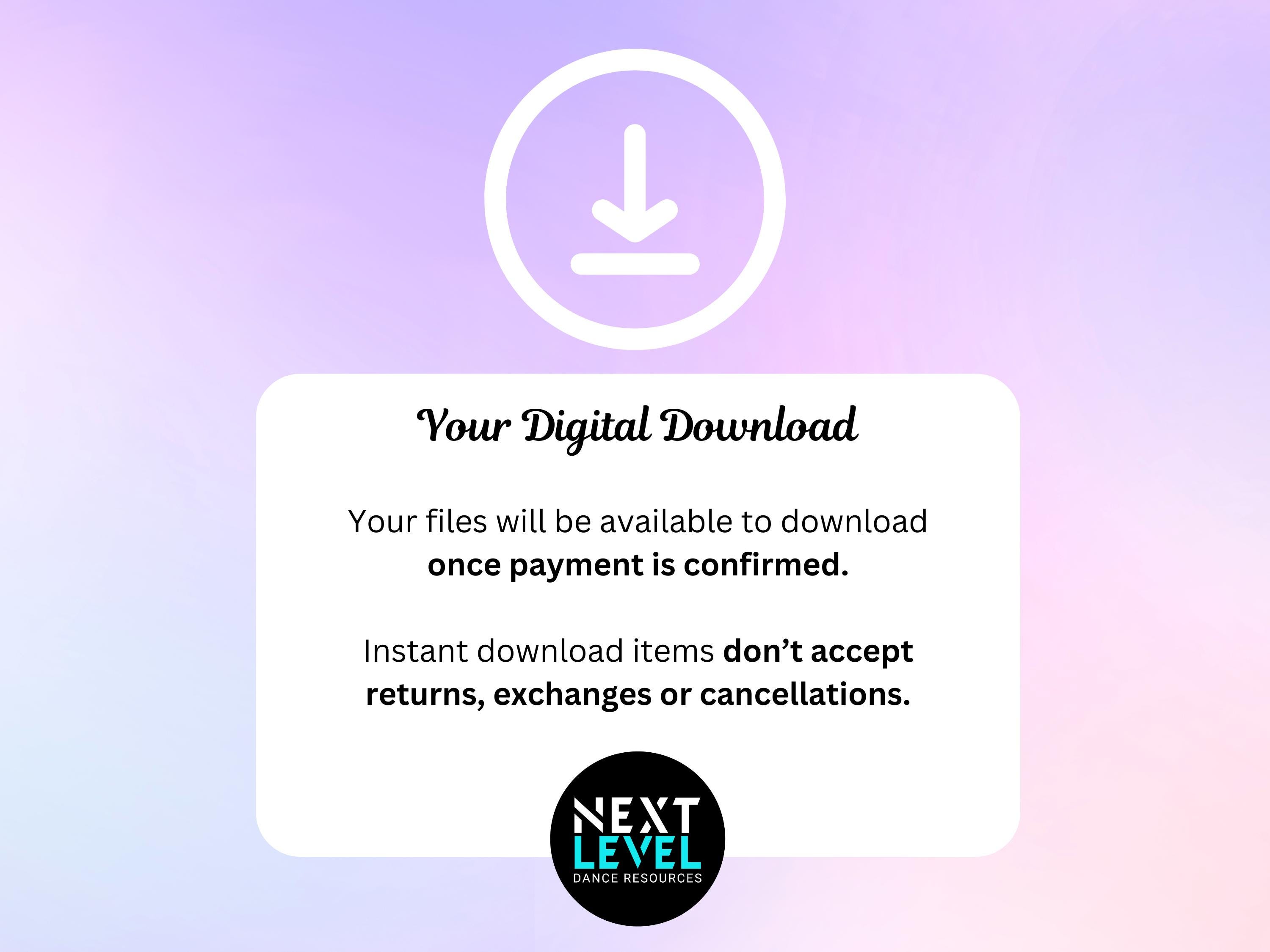 DANCE TEACHERS! Canvapro Template, Dance Skill Card for Class, Goals ...