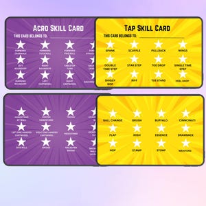DANCE TEACHERS! Dance Skill Card for Class, Goals, Motivation ...