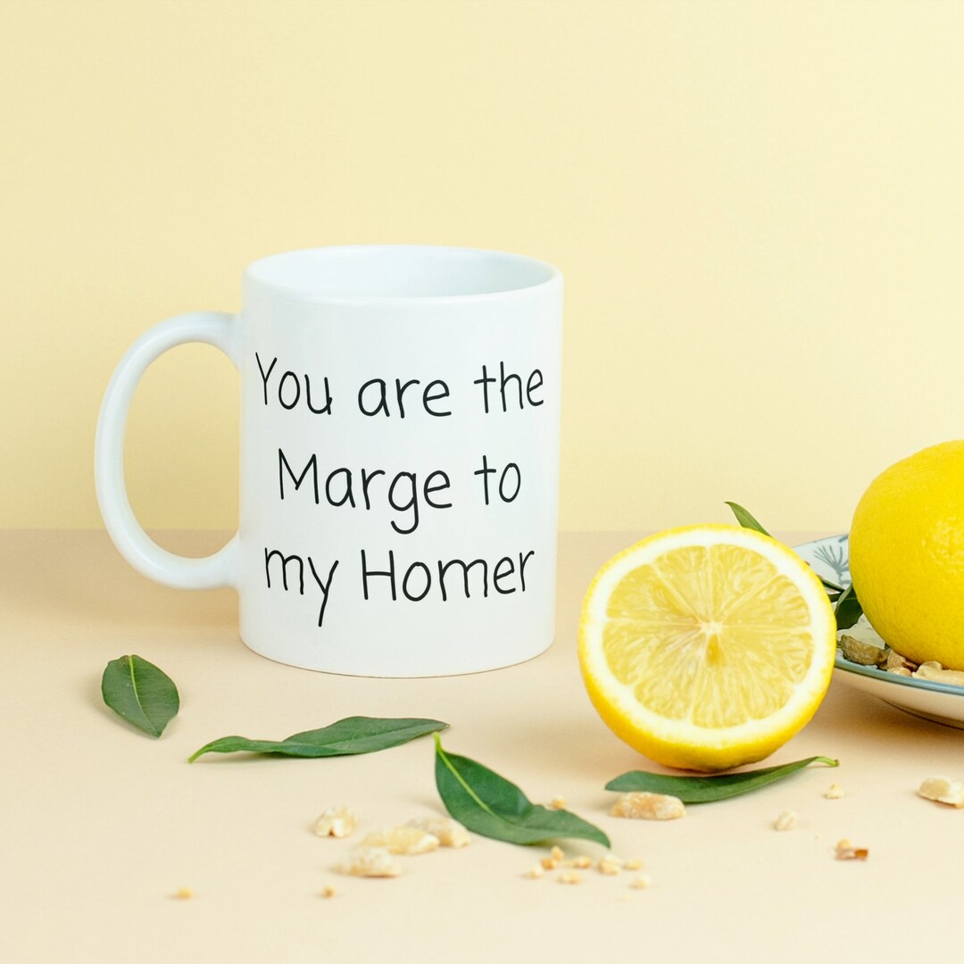 Marge Simpson, Homer Simpson Mug, Funny Novelty Mug for Wife, Funny ...
