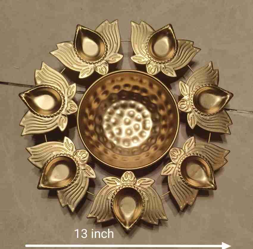 Lotus Decorative Urli Set Beautiful Handicrafted Bowl for Floating ...