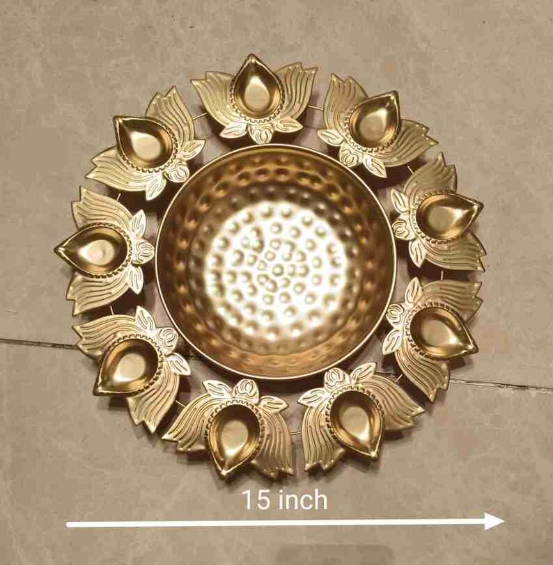 Lotus Decorative Urli Set Beautiful Handicrafted Bowl for Floating ...