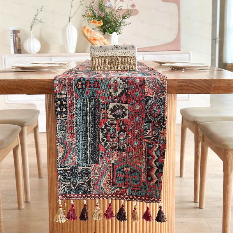 Boho Table Runner - Etsy