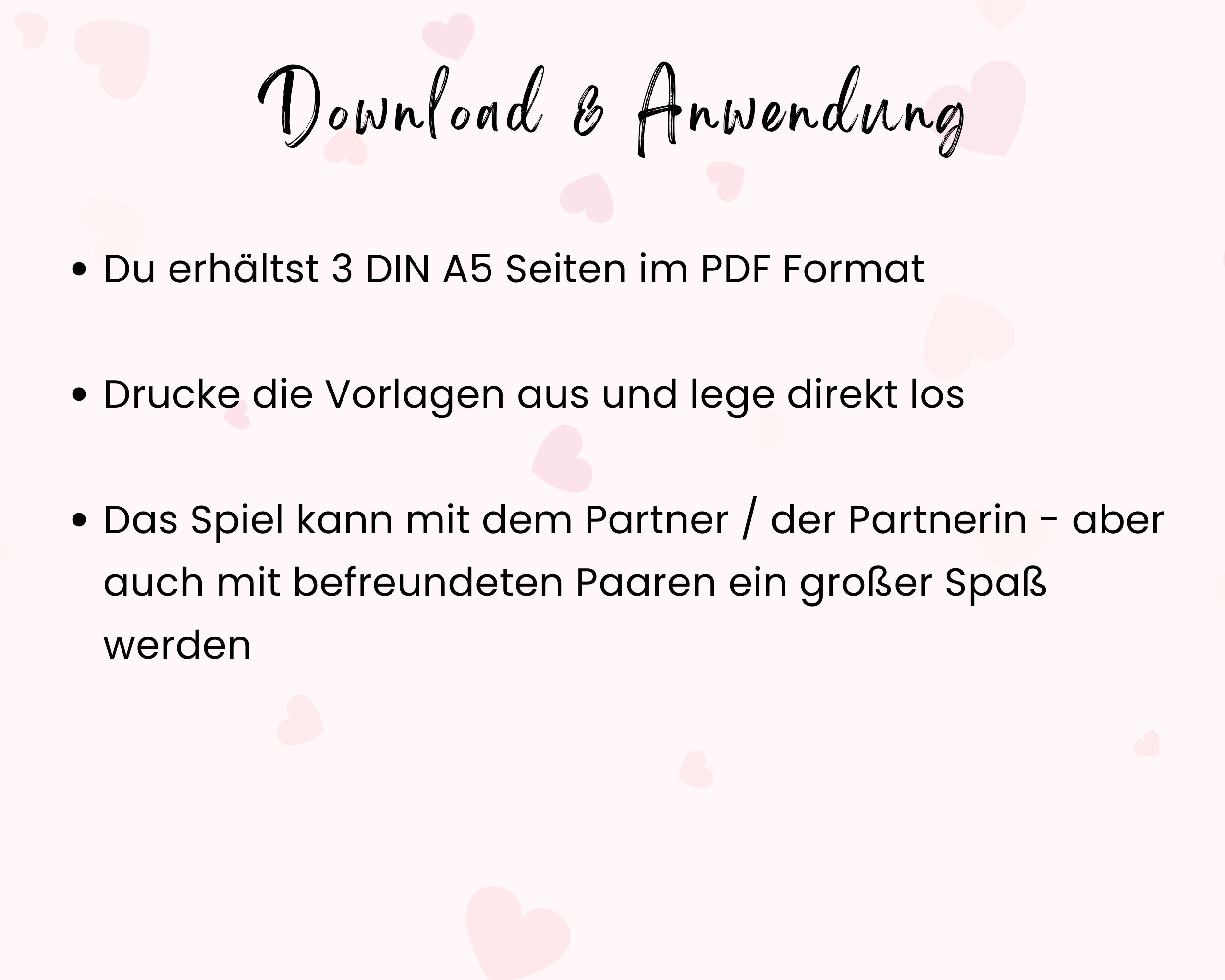 Partnerquiz zum Ausdrucken, PDF Vorlagen, Spiel für Paare, Wer würde eher, Fragen für Paare ...