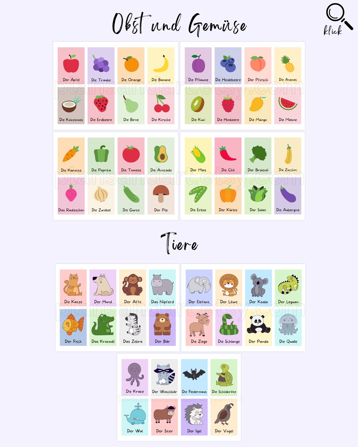 160 Lernkarten für Kinder, Bildkarten Set, Gefühle, Emotionen, Tiere ...