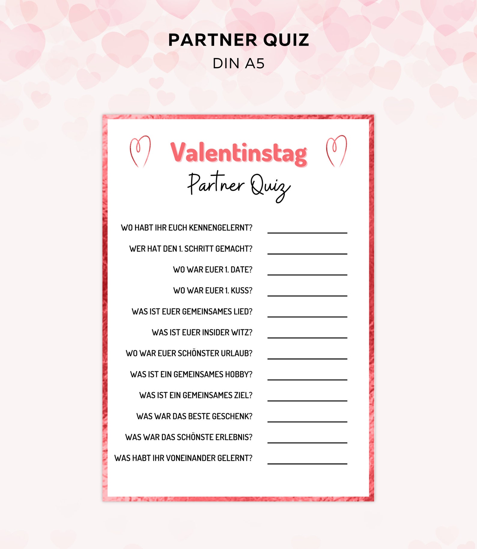 Valentinstag Spiel zum Ausdrucken, Wer würde eher, Spiel für Erwachsene ...