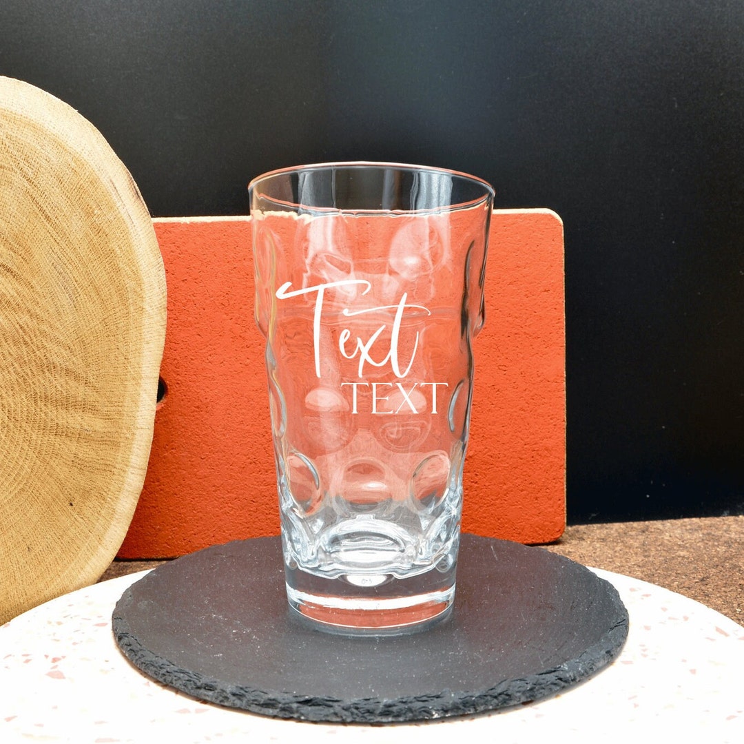 Dubbe Glass Knick 0.5 L With Individual Text Hand-engraved and ...