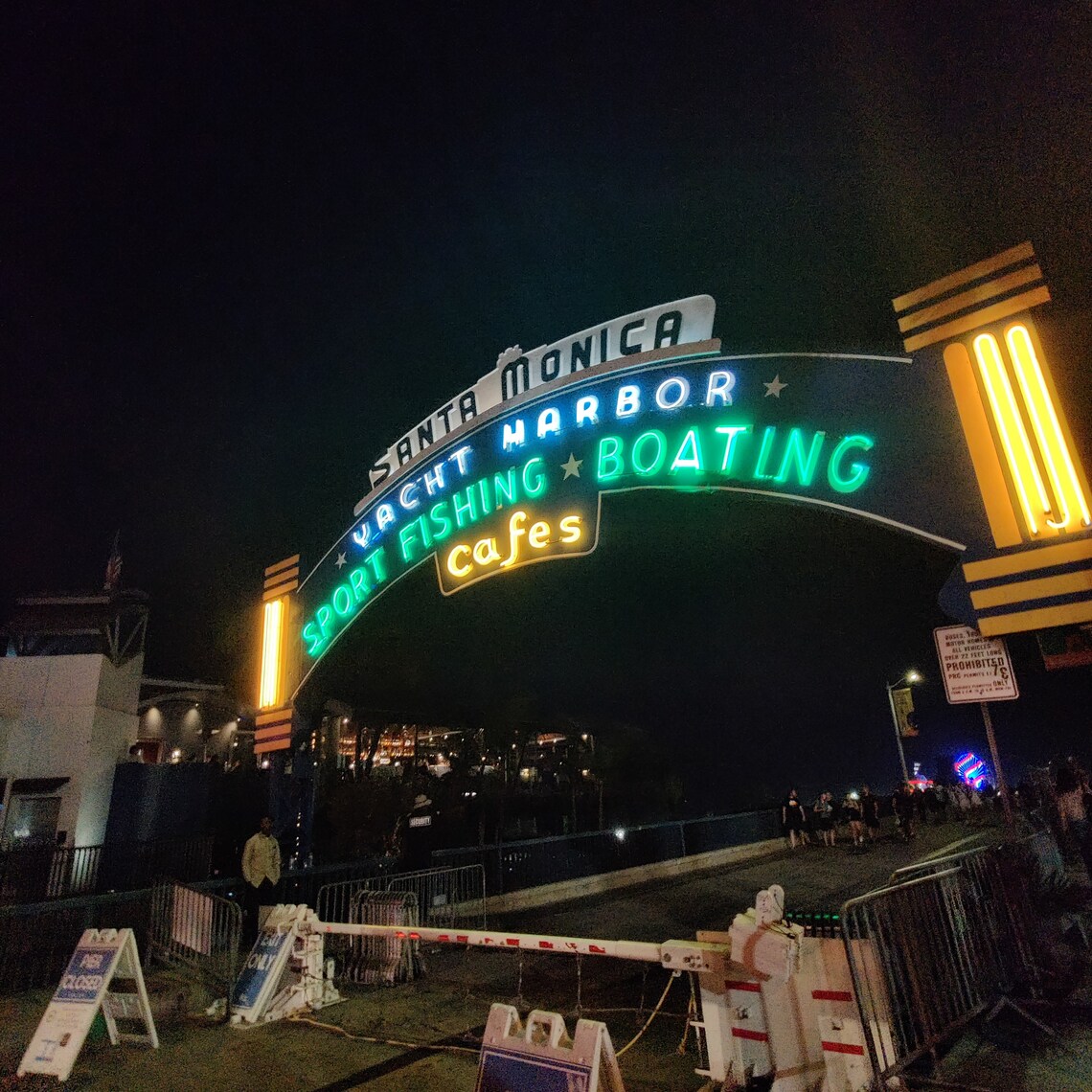 Santa Monica Pier Sign - Etsy