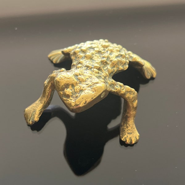 Brass Frog - Etsy