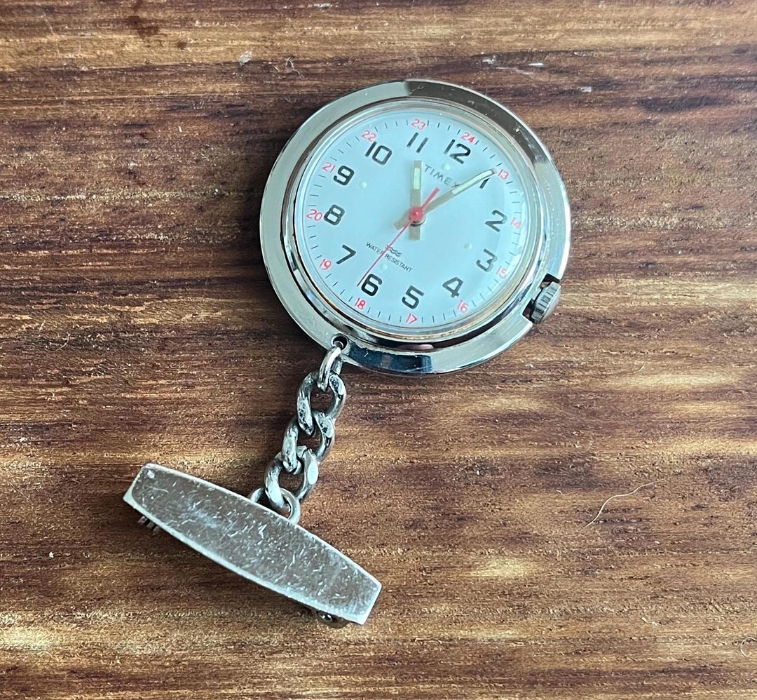Vintage Timex Nurses Watch Water Resistant Original Wind Up - Etsy