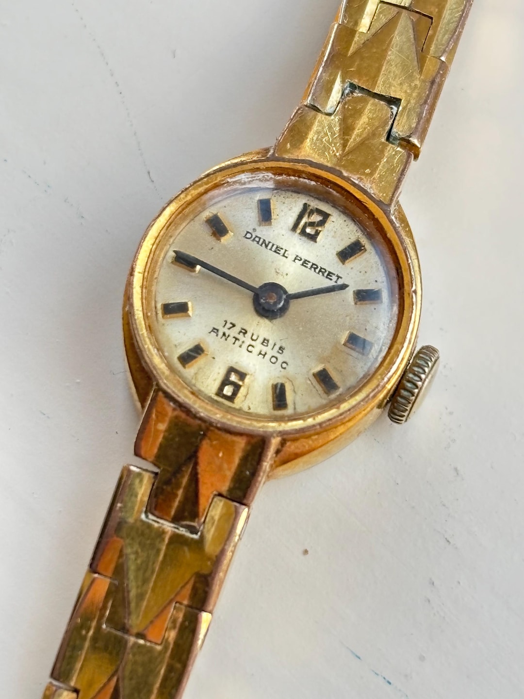 Vintage Bracelet Watch Daniel Perret Shock Proof - Etsy