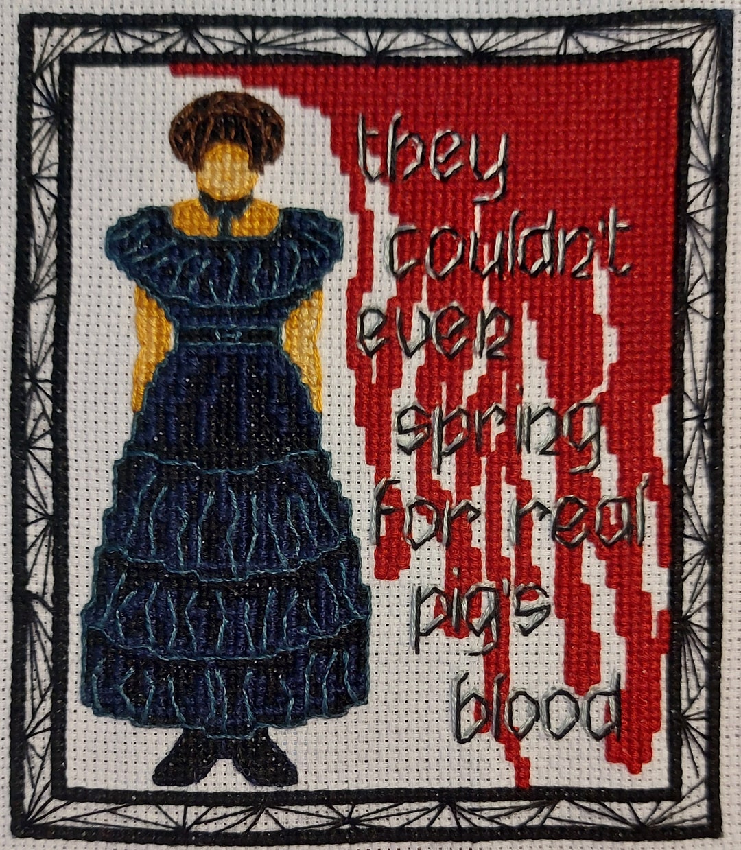 Wednesday - the Addams Family - Real Pig's Blood - Etsy