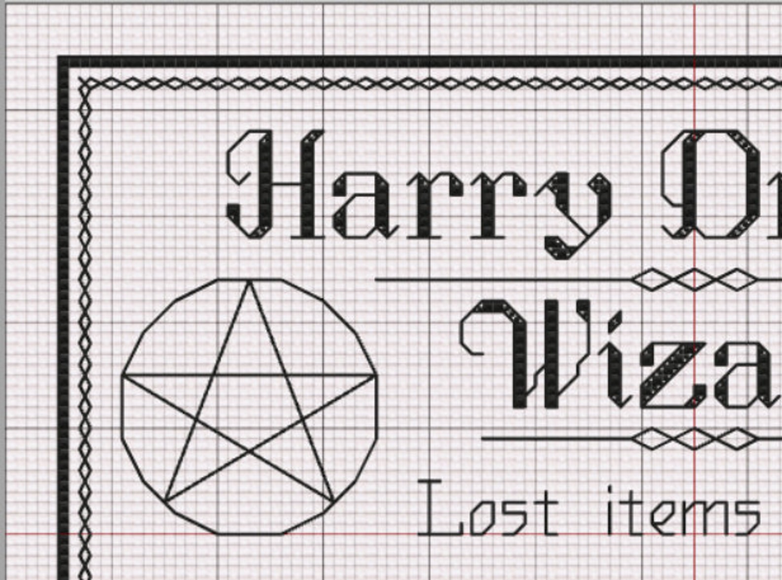 Harry Dresden - Wizard - PDF Cross Stitch Pattern - Etsy