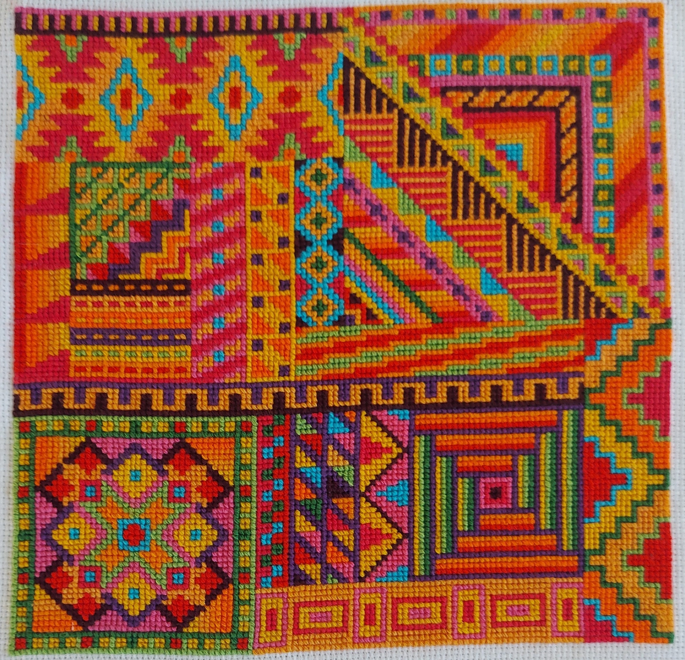 Tone Patchwork Sampler - Cross Stitch Pattern - Etsy