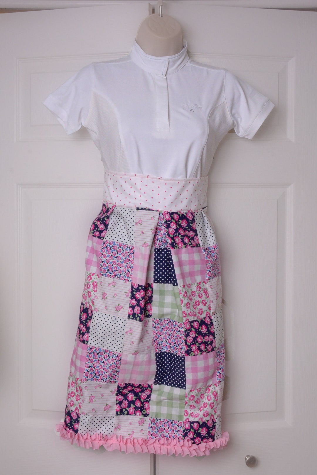 Apron High Waist Quilted Floral Patchwork - Etsy