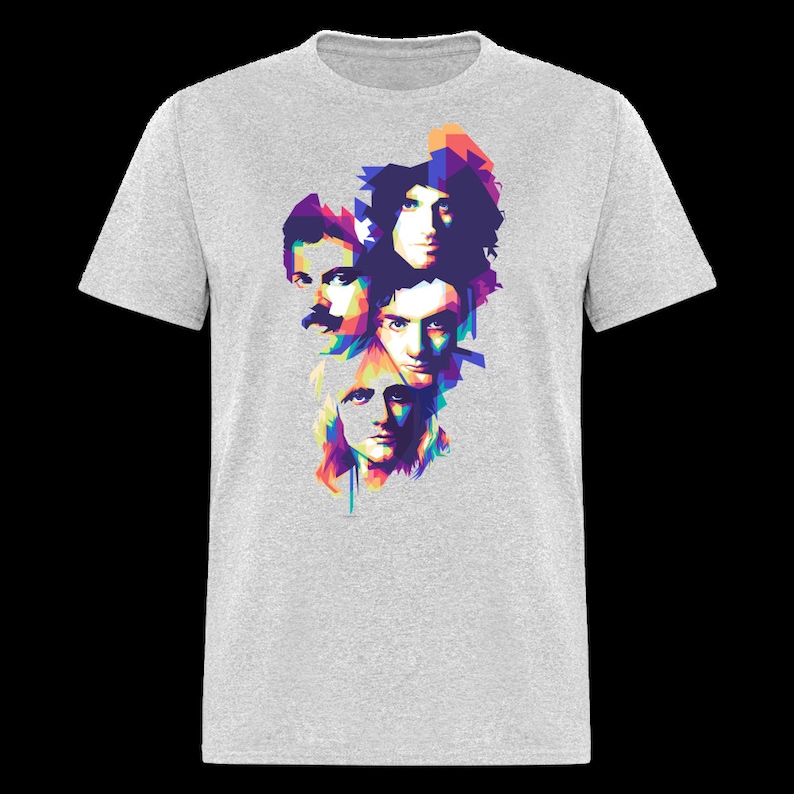 The Faces of Queen Band T-shirt for Queen Fans, Queenies, Freddie ...