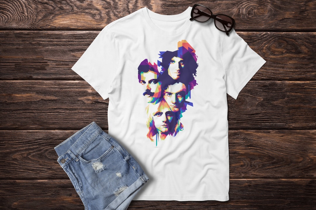The Faces of Queen Band T-shirt for Queen Fans, Queenies, Freddie ...