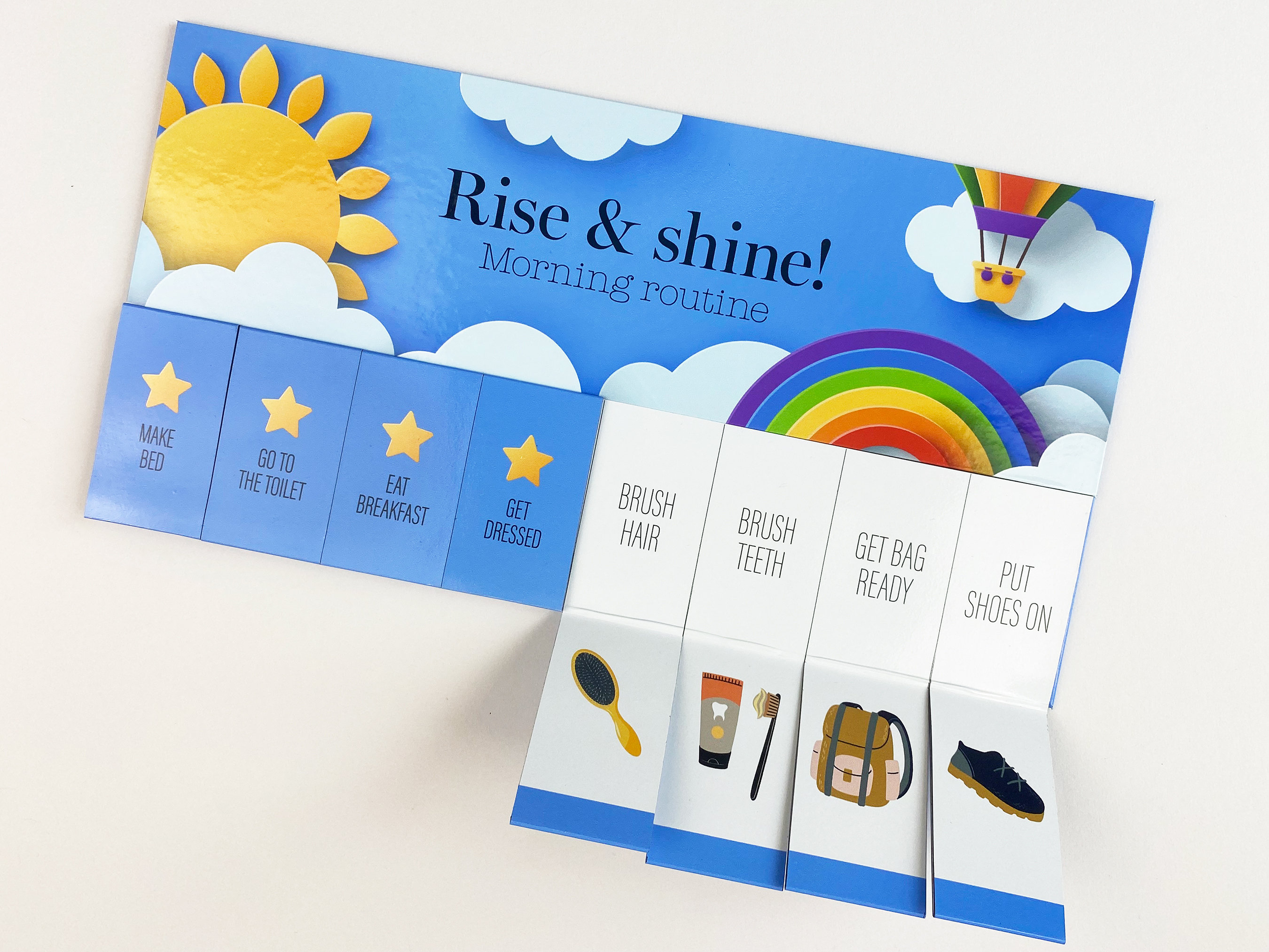 Kids Morning Routine Chart, Kids Daily Planner, Morning Responsibility ...