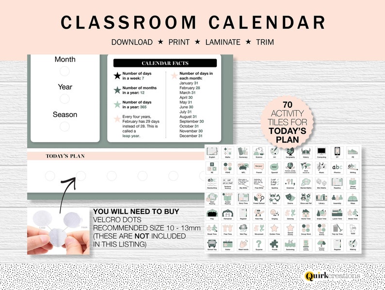 Classroom Calendar, Classroom Display, Visual Schedule, Eyfs, Teacher ...