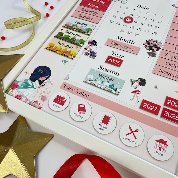 My First Calendar Magnetic Chart
