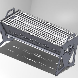 Portable Red Bull Fire Pit Dxf for Laser Cut - Etsy