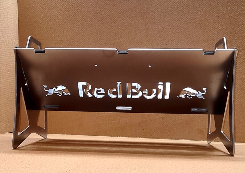 Portable Red Bull Fire Pit Dxf for Laser Cut - Etsy