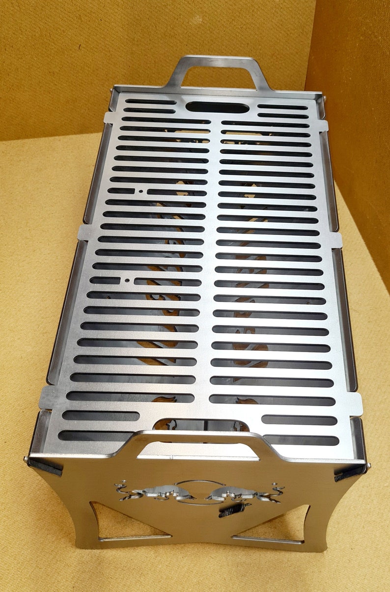 Portable Red Bull Fire Pit Dxf for Laser Cut - Etsy