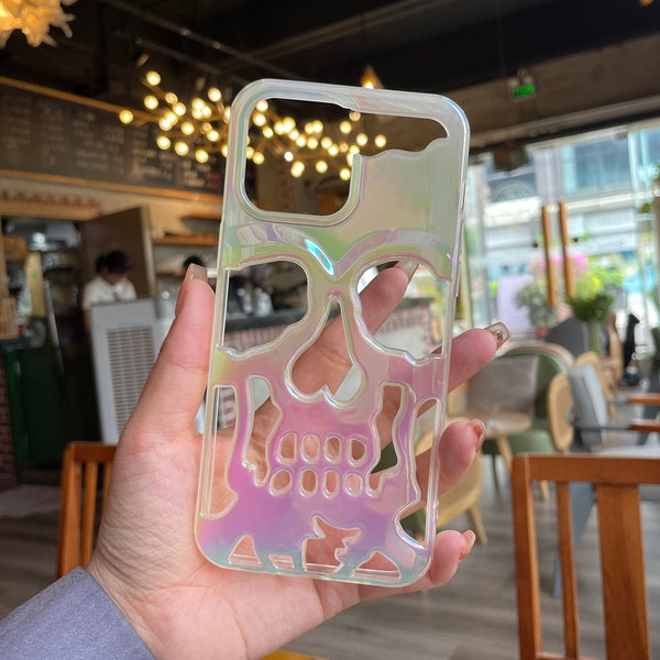 Skull iPhone Case - Etsy