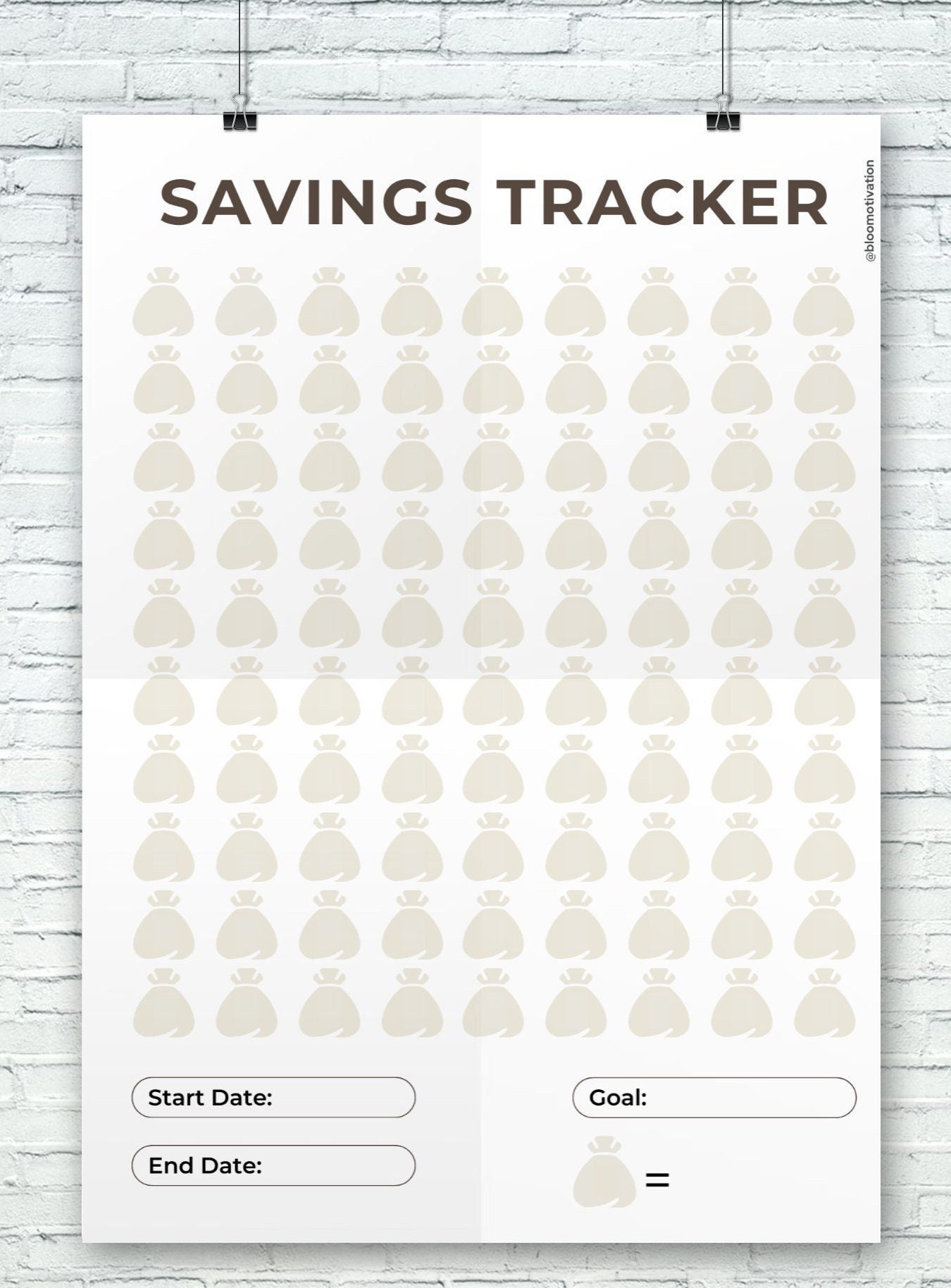 Savings Tracker Printable, Money Saving Challenge, Finance Tracker ...