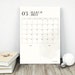 2023 Calendar Printable, Digital Monthly Planner, Minimalist Calendar ...